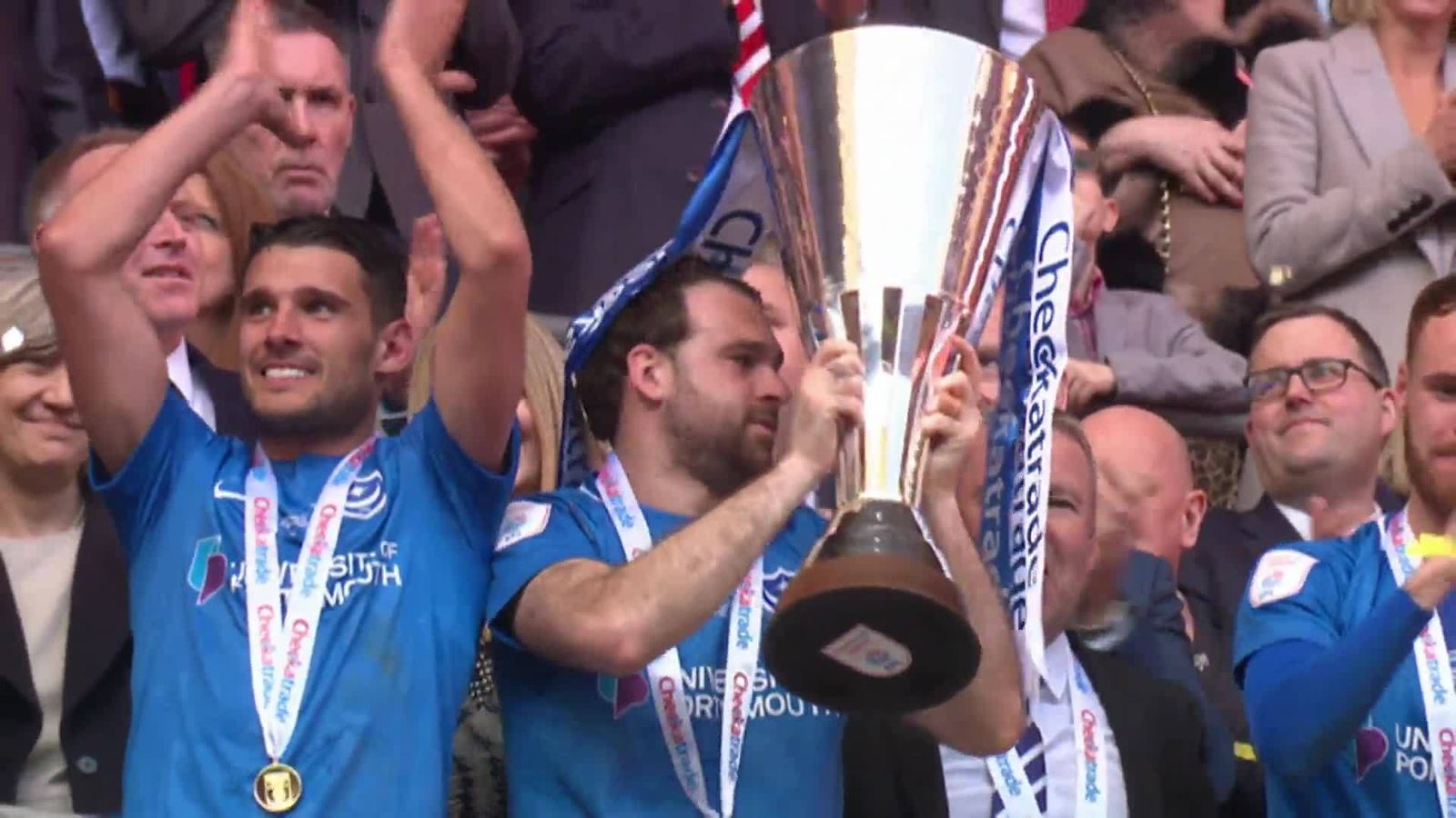 Portsmouth lift Checkatrade trophy | Football News | Sky Sports