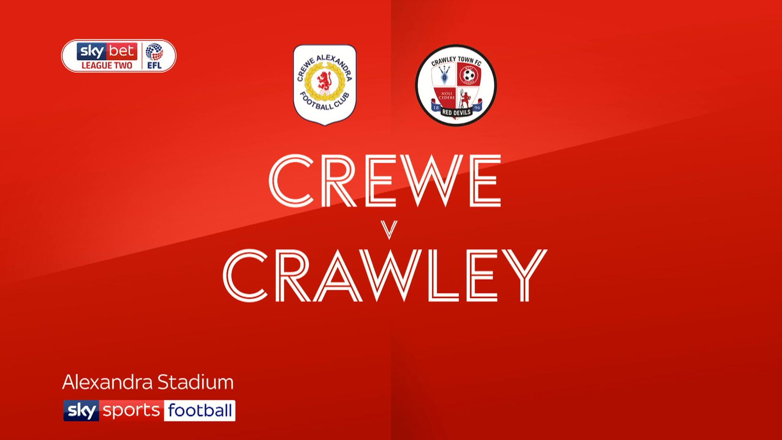 Crewe vs Crawley preview | Football News | Sky Sports