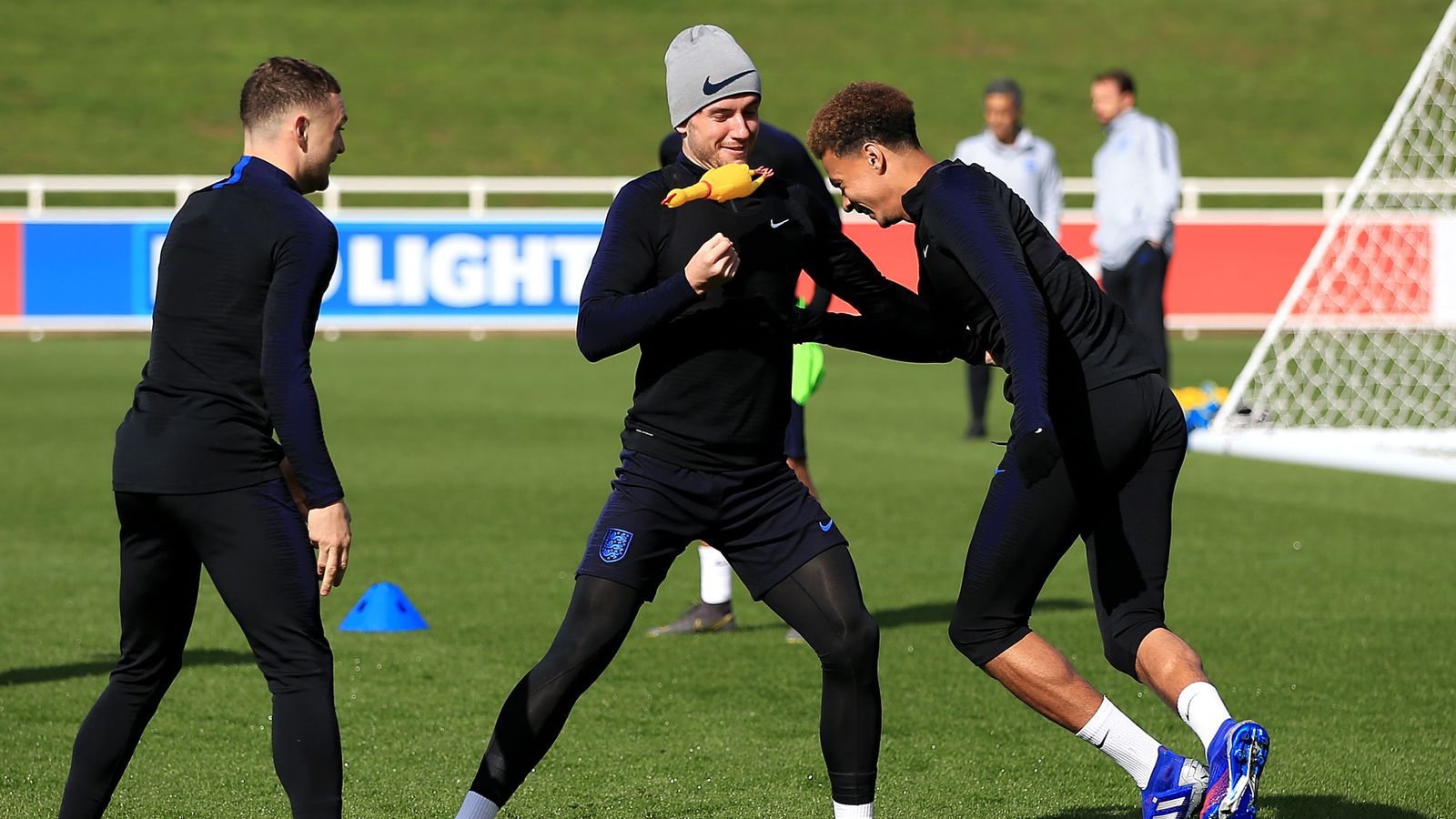 WATCH: England's rubber chicken returns | Football News | Sky Sports