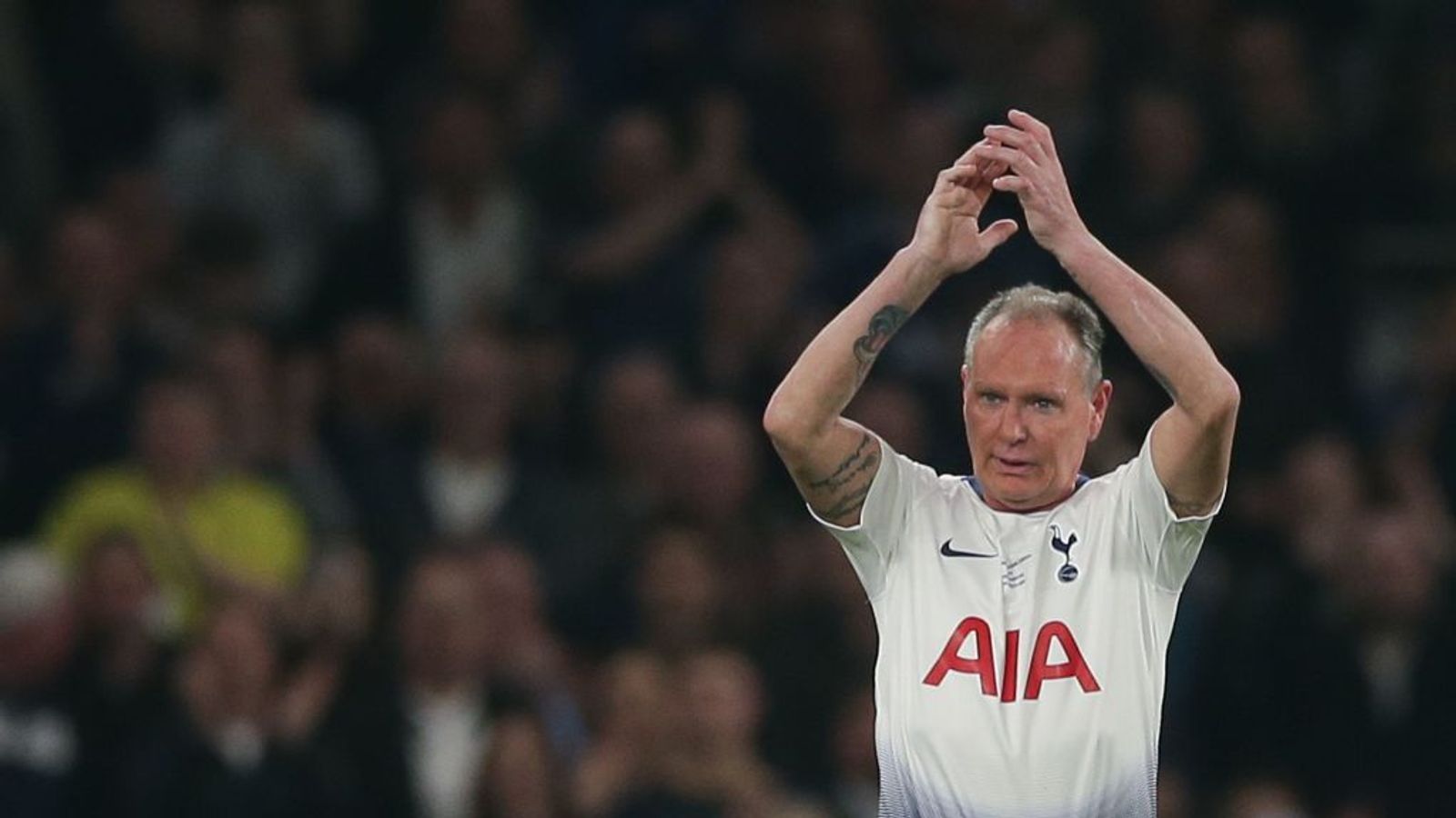 Spurs Legends 4-5 Inter Forever: Gazza features in final new stadium ...