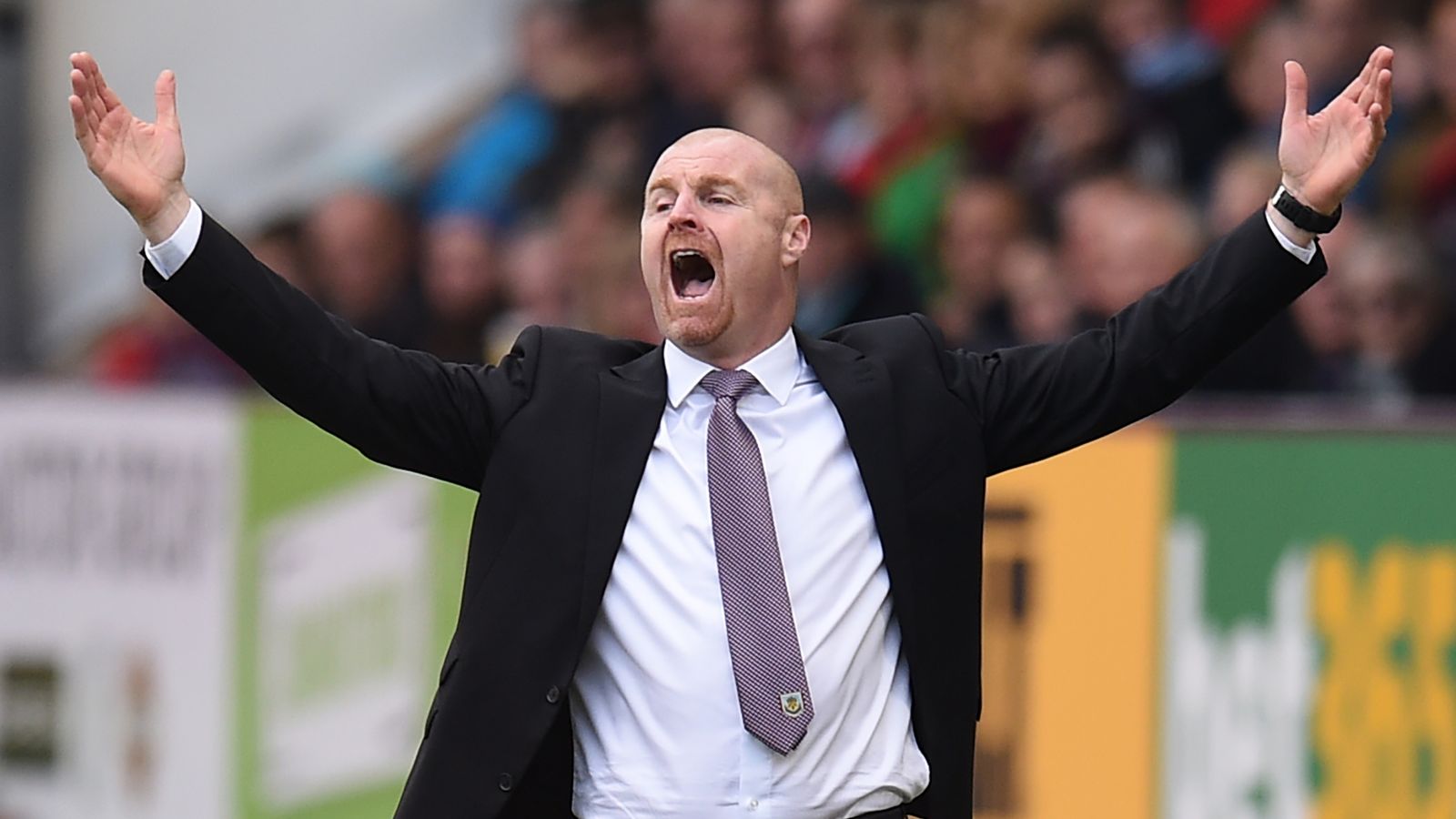 Burnley boss Sean Dyche rejects 'anti-football' claims by David Luiz ...