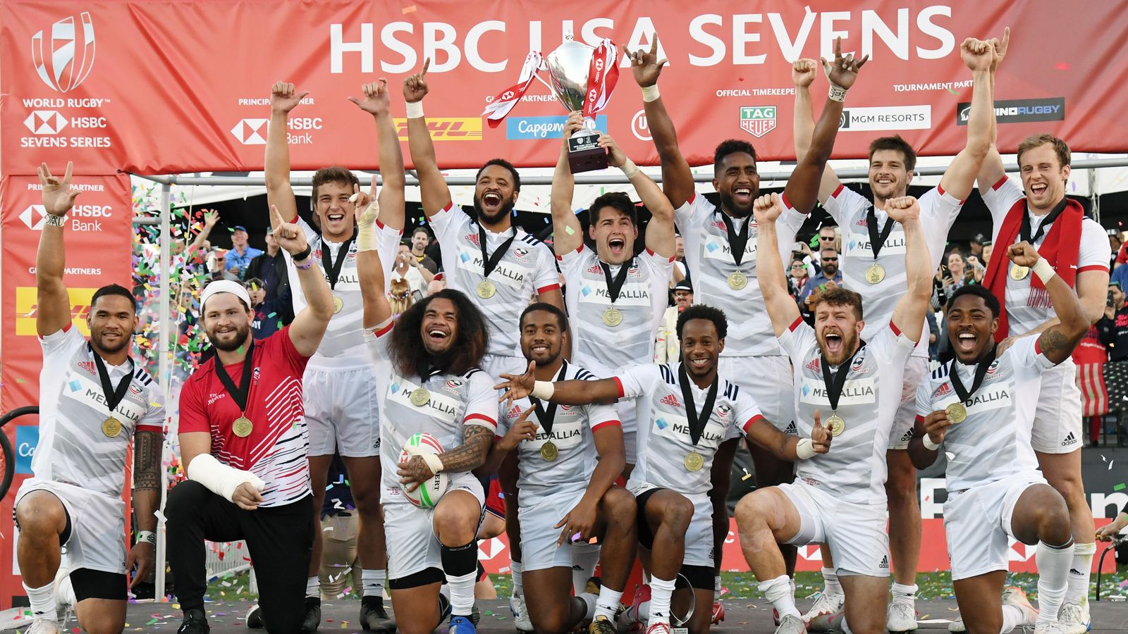 United States beat Samoa to defend Las Vegas Sevens title | Rugby Union ...