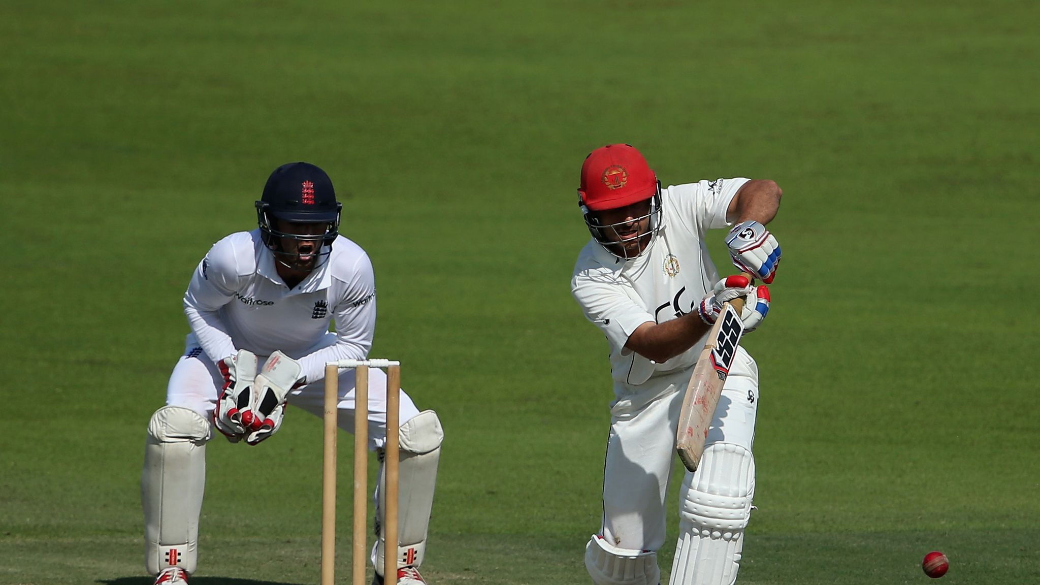 Rahmat Shah hits Afghanistan's first Test hundred against Bangladesh ...