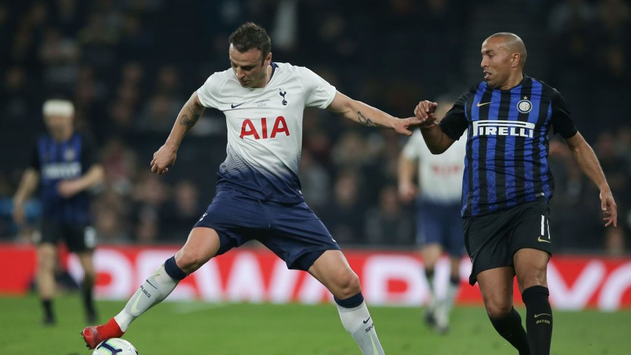 Spurs Legends 4-5 Inter Forever: Gazza features in final new stadium ...