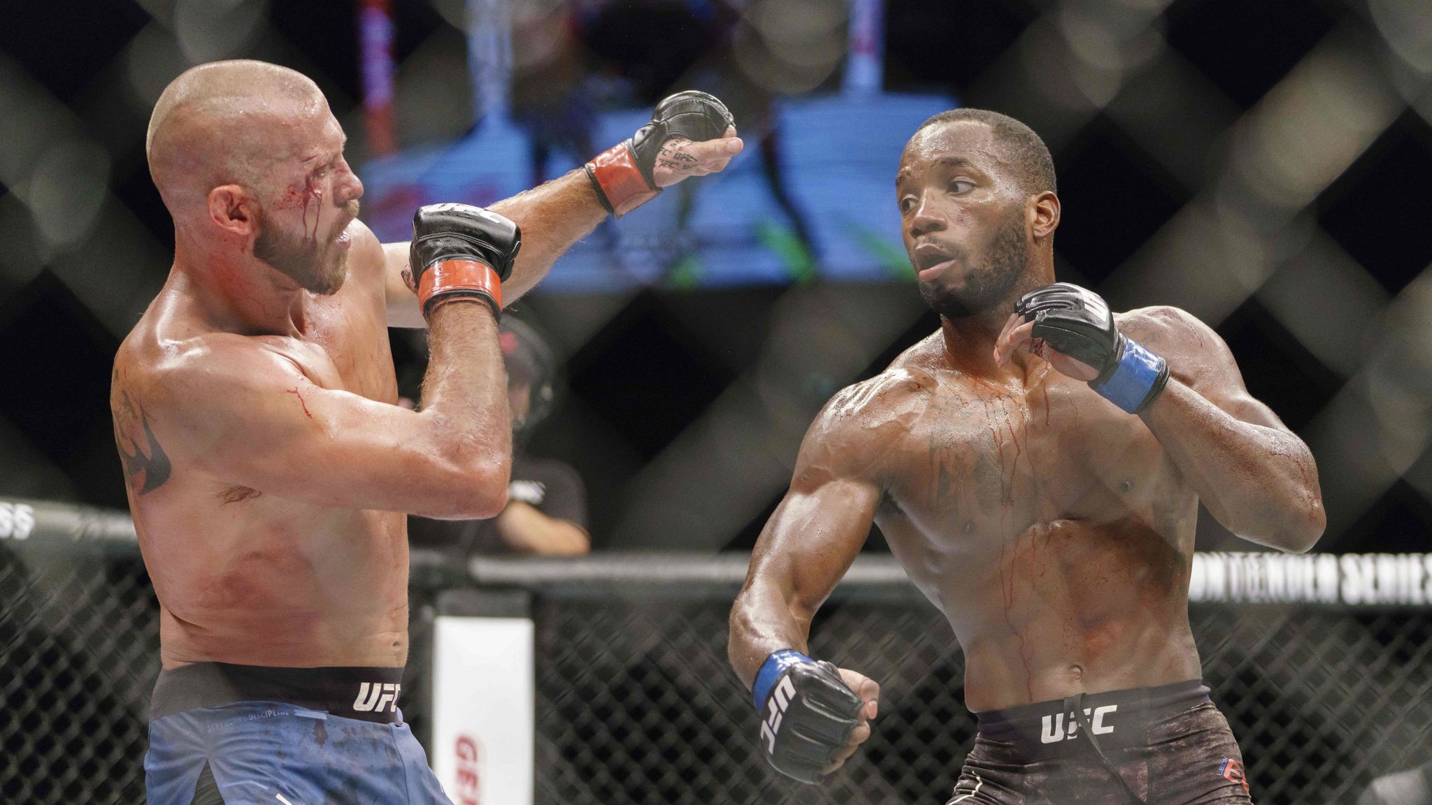 Jorge Masvidal confronts Leon Edwards after Darren Till knock-out | WWE ...