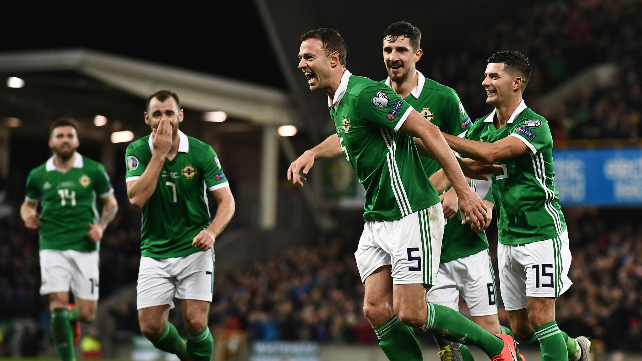 Northern Ireland 2-1 Belarus: Josh Magennis comes off bench to score ...