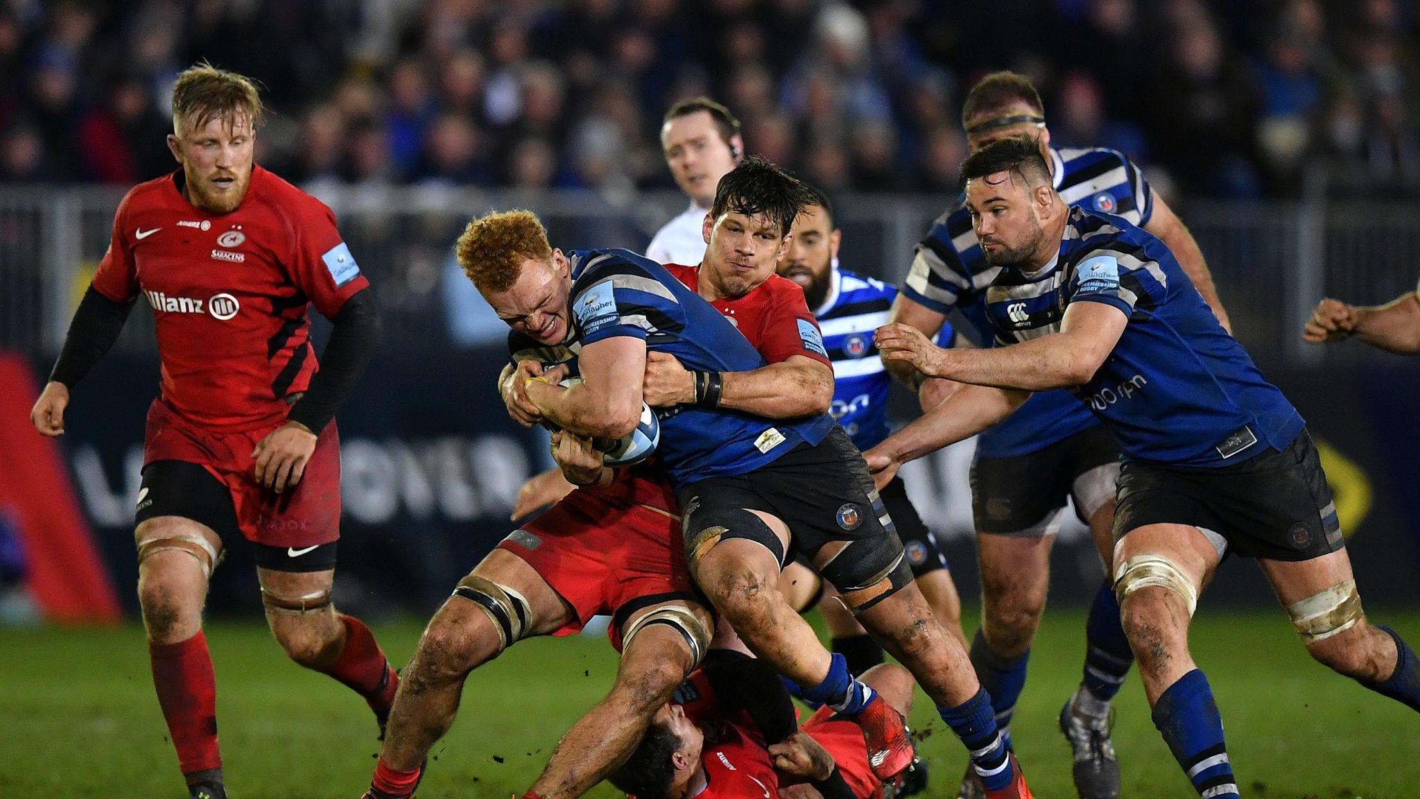 Saracen's Michael Rhodes banned for three weeks | Rugby Union News ...