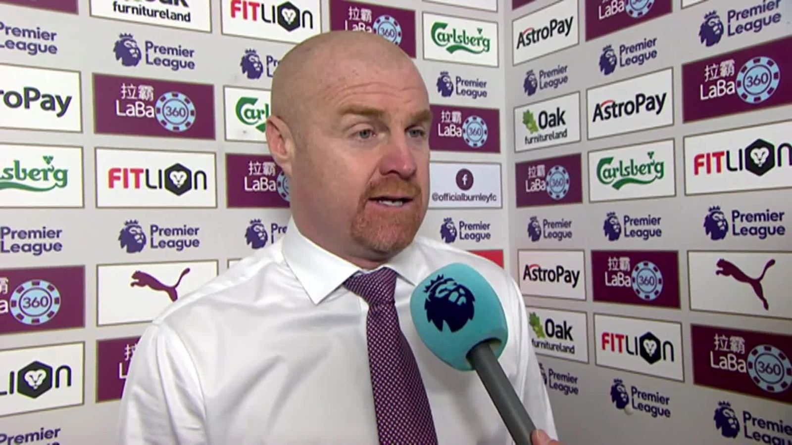 Sean Dyche: Mike Dean made right decision to change his mind over ...