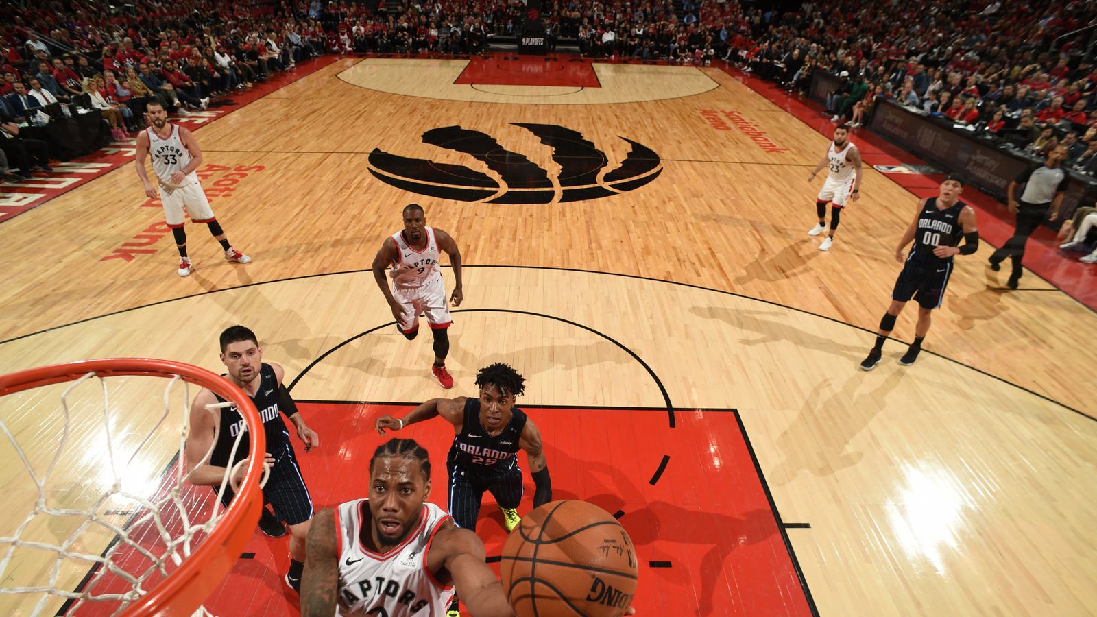 Derrick White posterizes Paul Millsap with huge dunk as San Antonio ...