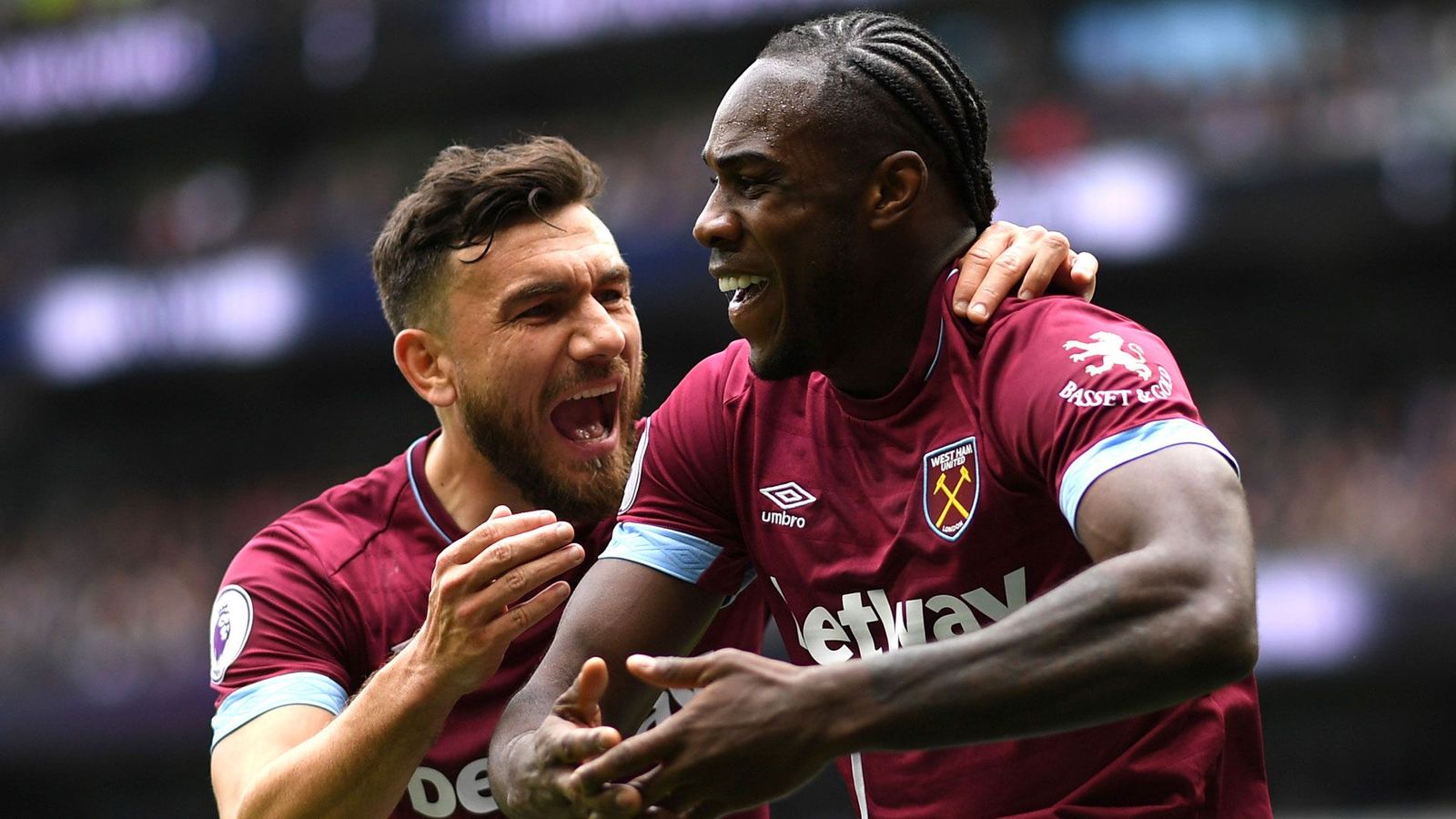 Tottenham 0-1 West Ham: Michail Antonio goal ends Spurs' perfect record ...