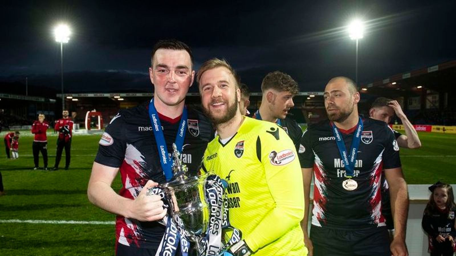 Ross County defender Sean Kelly given wrong medal after winning ...