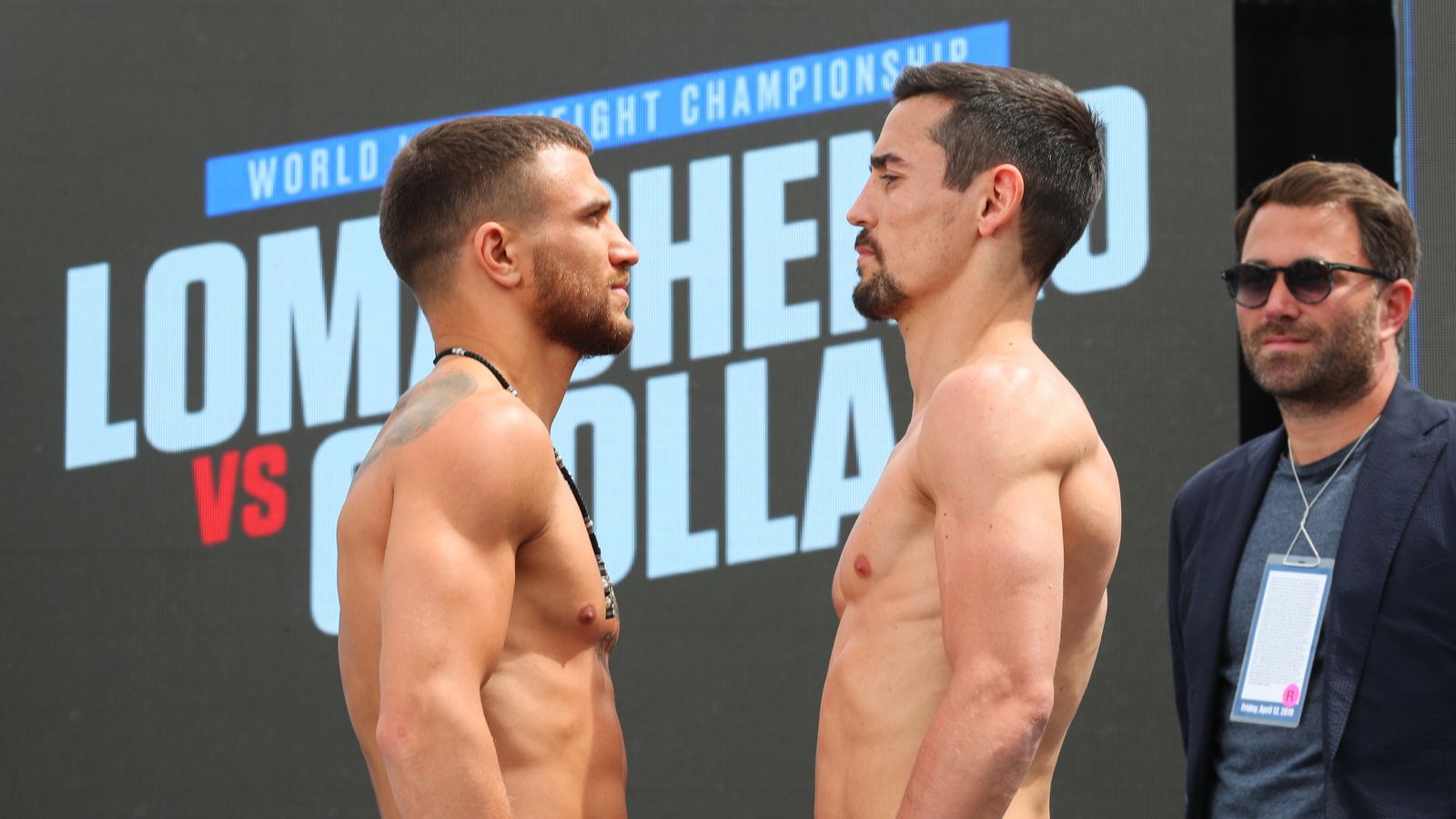 Lomachenko vs Crolla: Glove row rages at weigh-in ahead of Staples ...