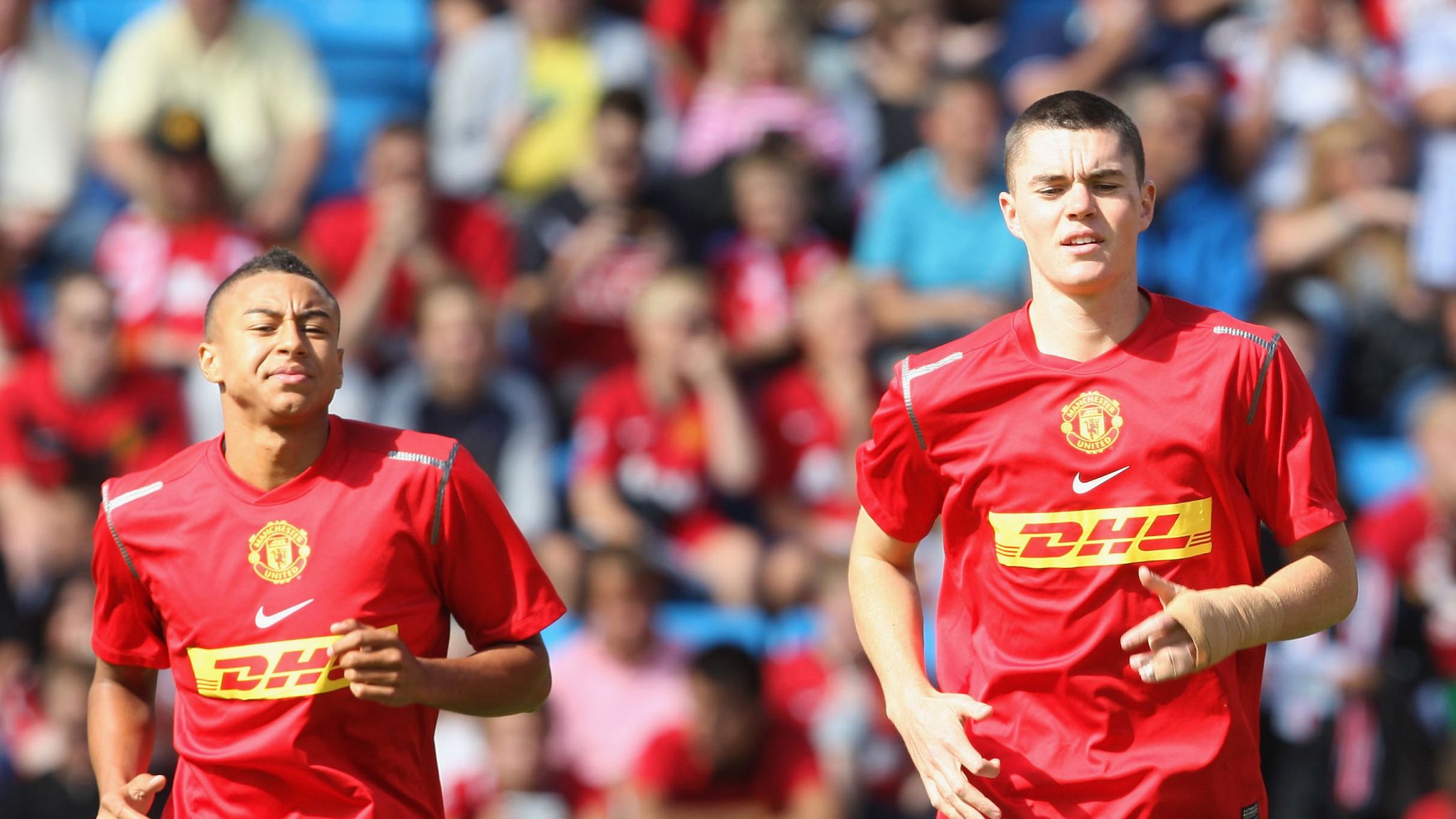 Jesse Lingard and Michael Keane reminisce about their memories together ...