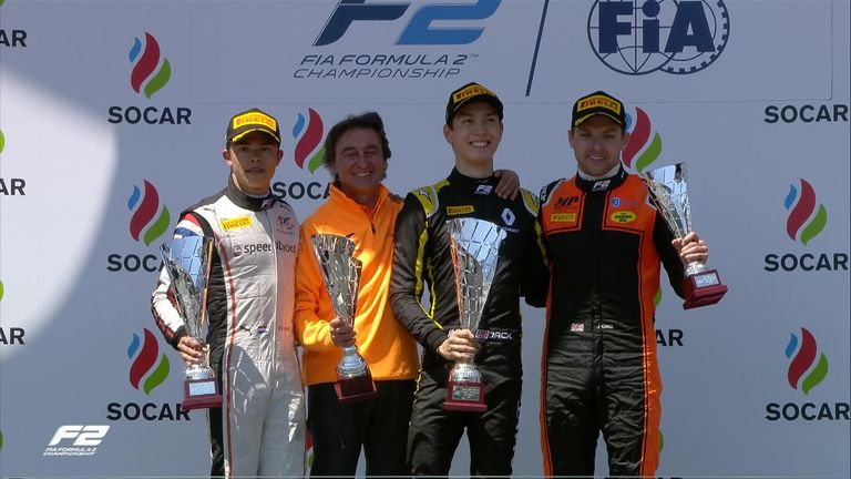 Two Brits make F2 podium | F1 News | Sky Sports