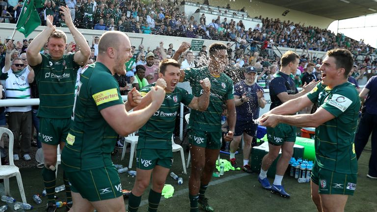 London Irish win promotion to the Premiership | Rugby Union News | Sky ...