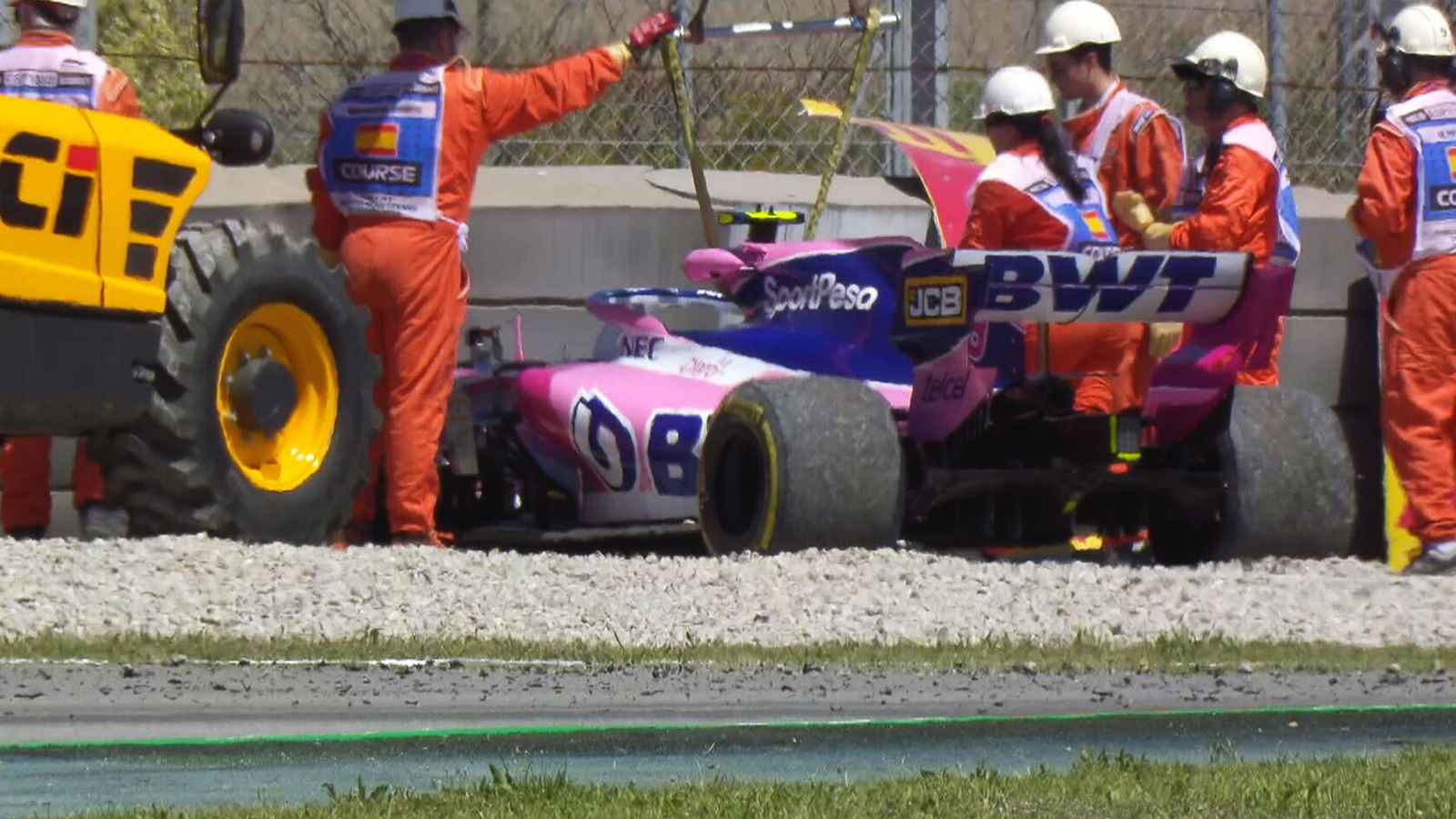 Stroll crashes out in P1 | F1 News | Sky Sports