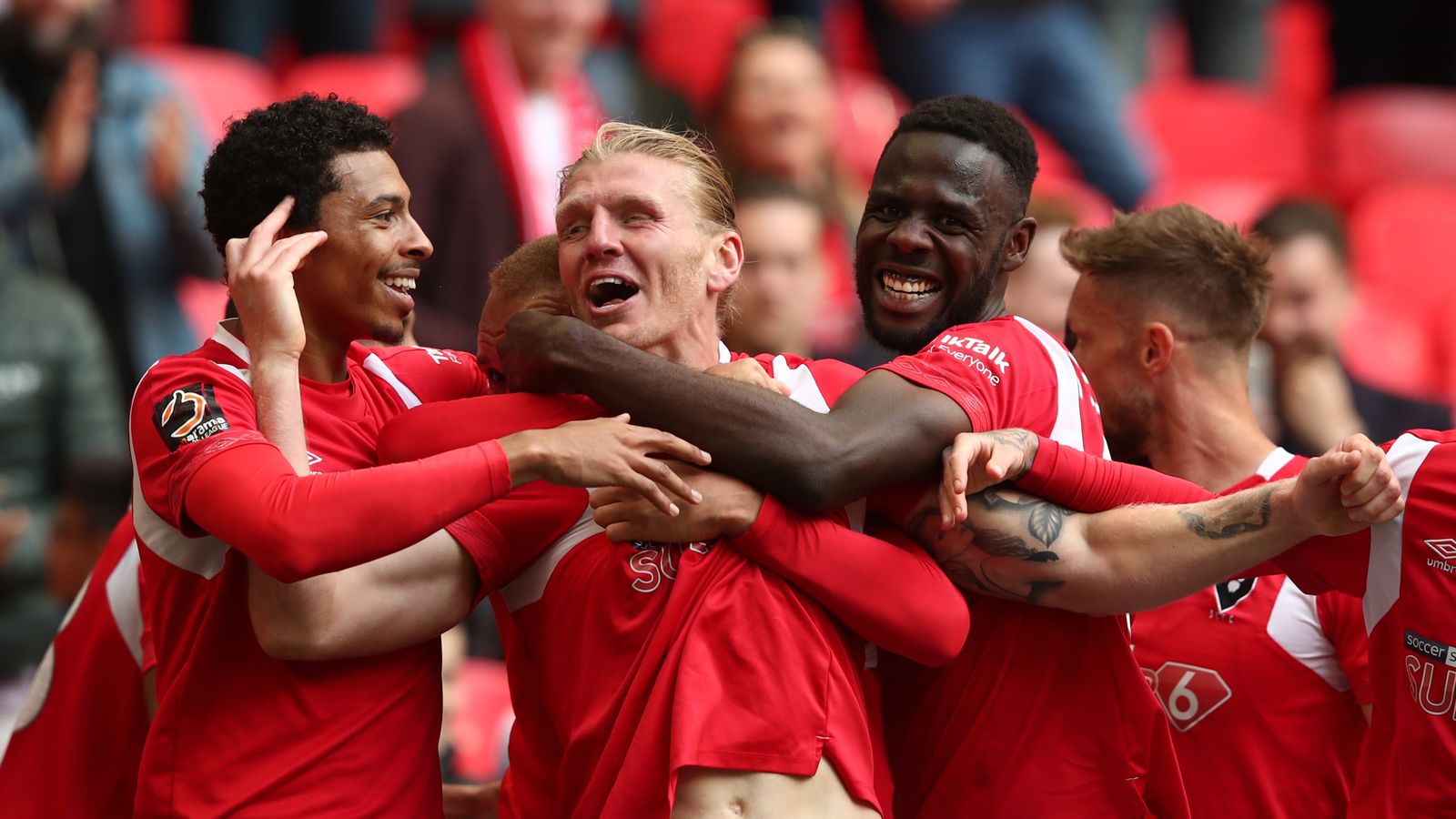 Salford City promoted to League Two for the first time after play-off ...
