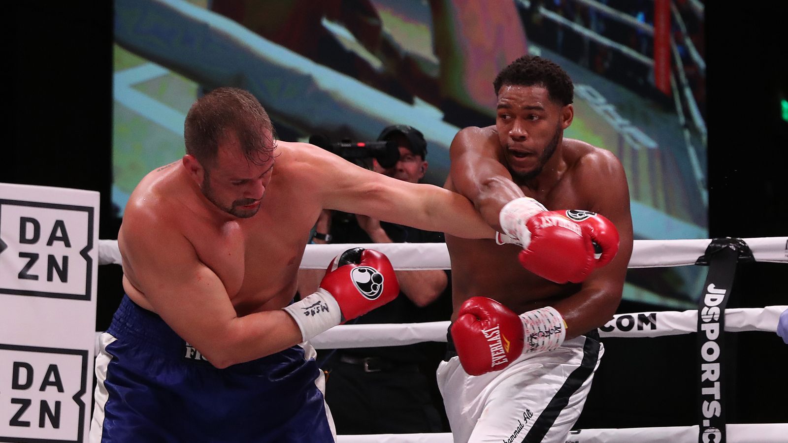 Michael Hunter calls out Anthony Joshua after destroying Fabio ...