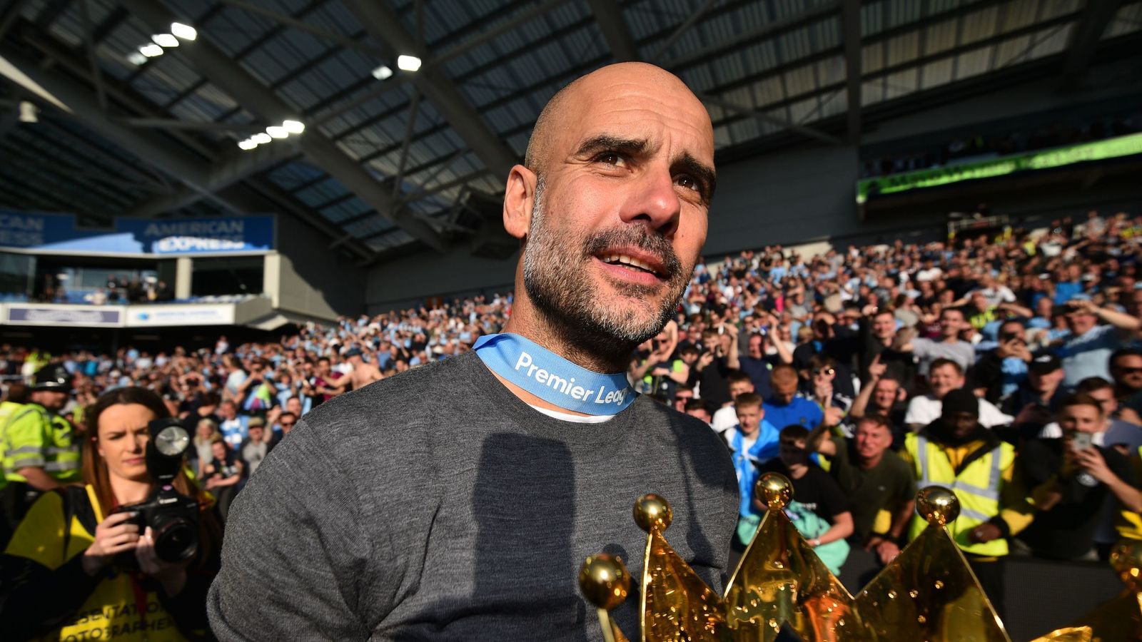 Pep Guardiola is the central figure in Manchester City’s title success ...