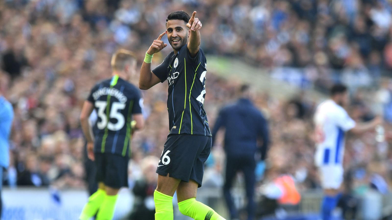 Riyad Mahrez says he is 'very happy' at Manchester City | Football News ...