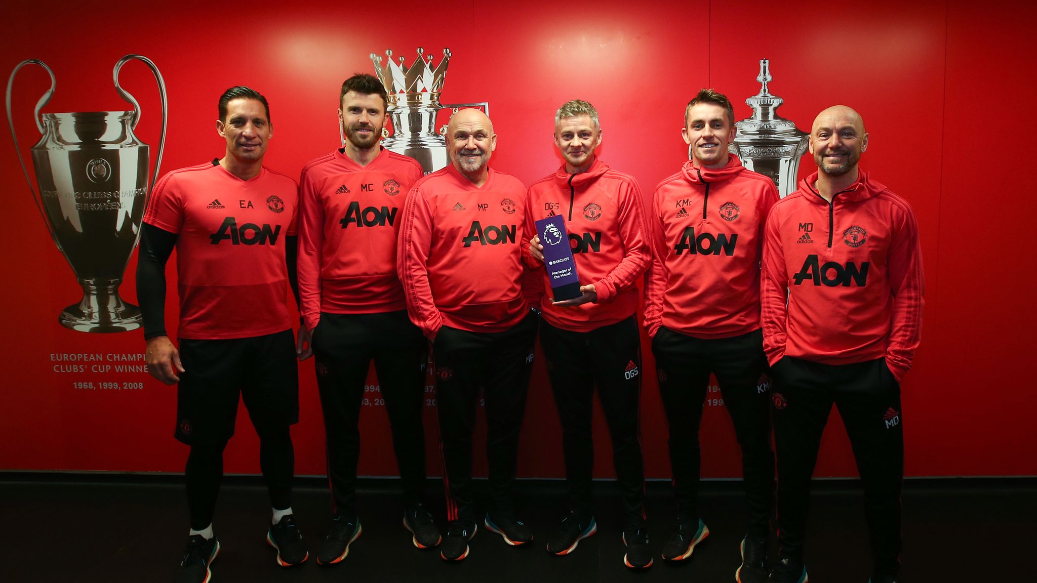 Michael Carrick, Kieran McKenna and Mark Dempsey to remain on Man Utd ...