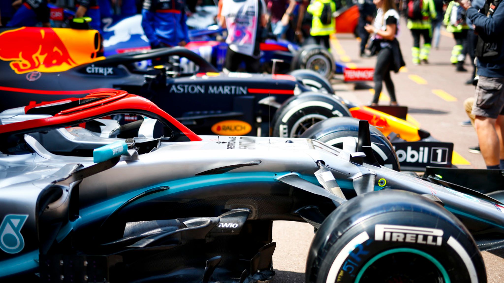 Niki Lauda tribute from Mercedes with red halo at Monaco GP | F1 News ...