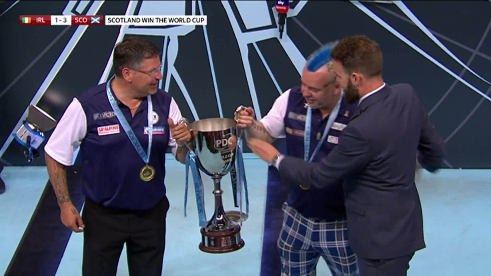 Scotland lift the World Cup! | Darts News | Sky Sports