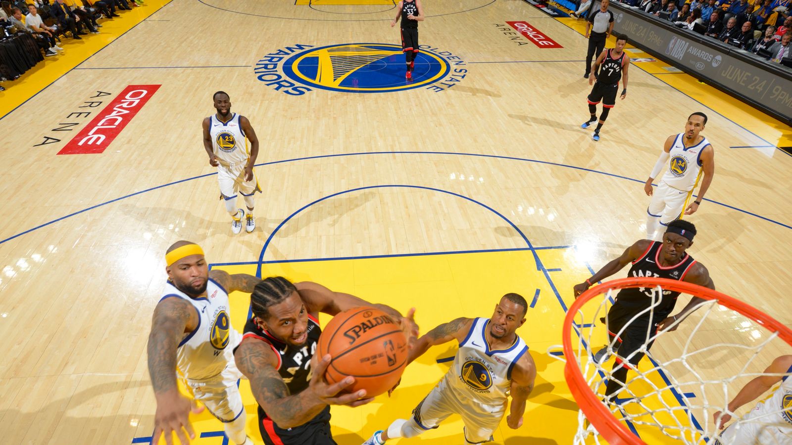 Toronto Raptors hit back to beat injury-hit Golden State Warriors in ...