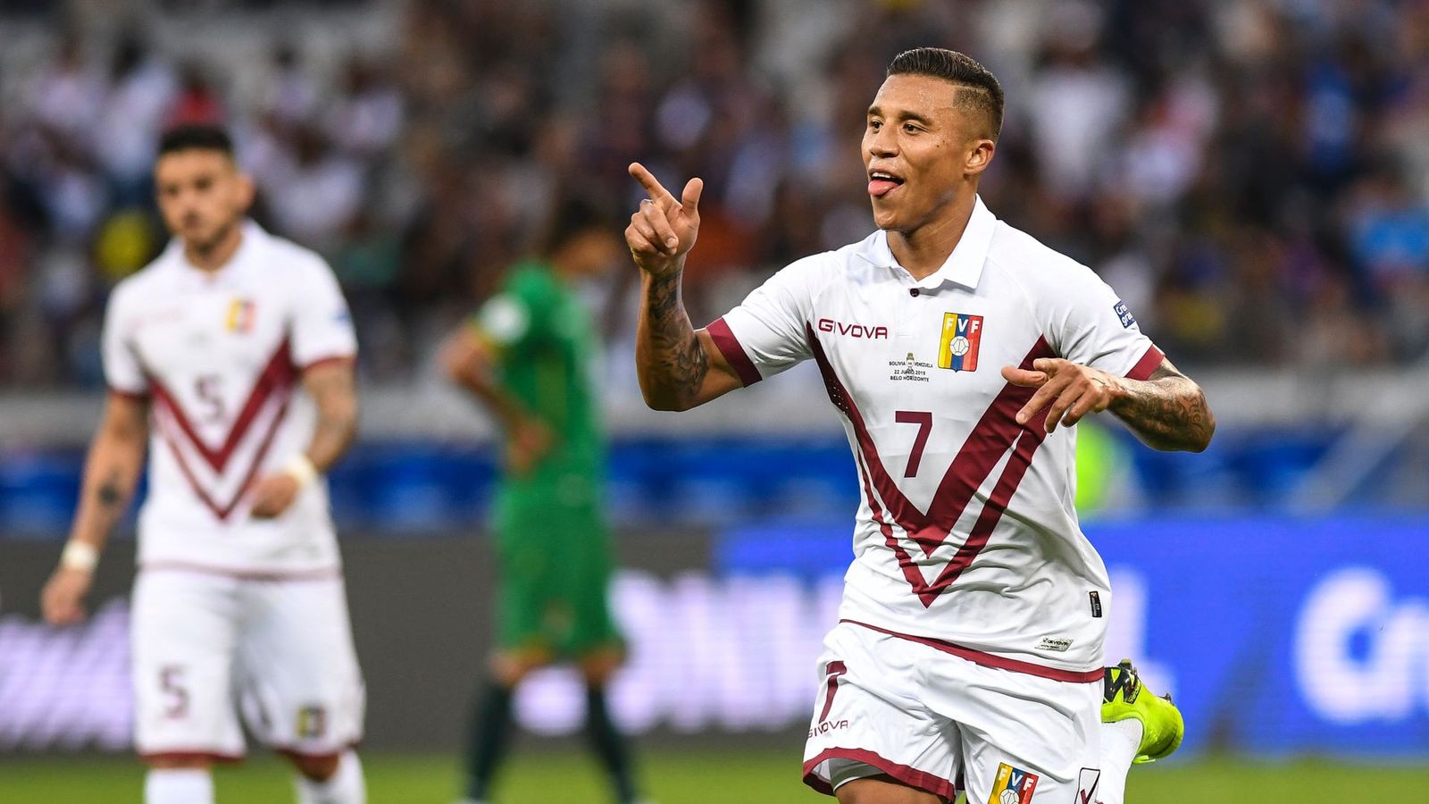 Venezuela reach Copa quarters | Football News | Sky Sports