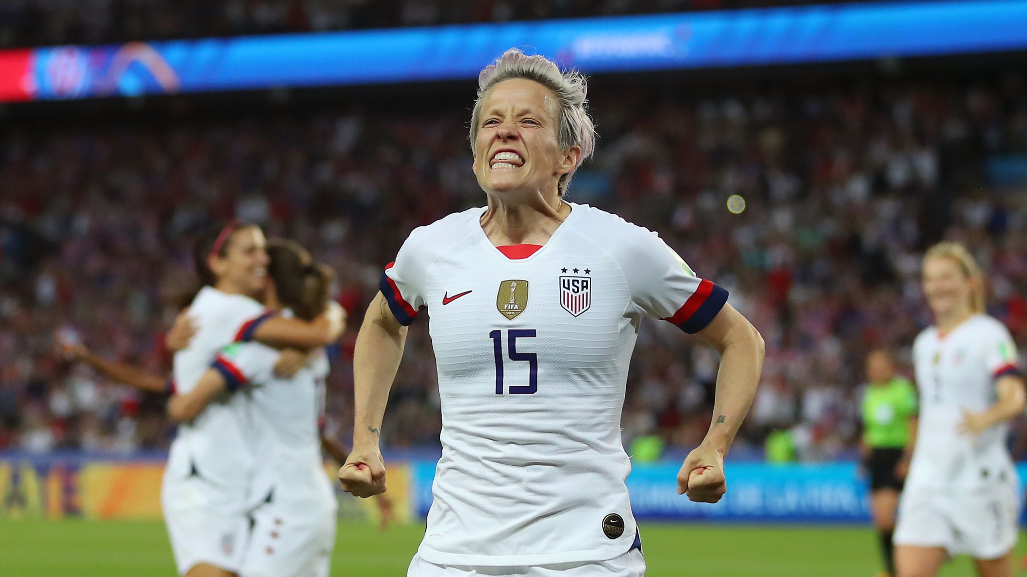 USA 2-1 France: Megan Rapinoe at the double to set up England showdown ...