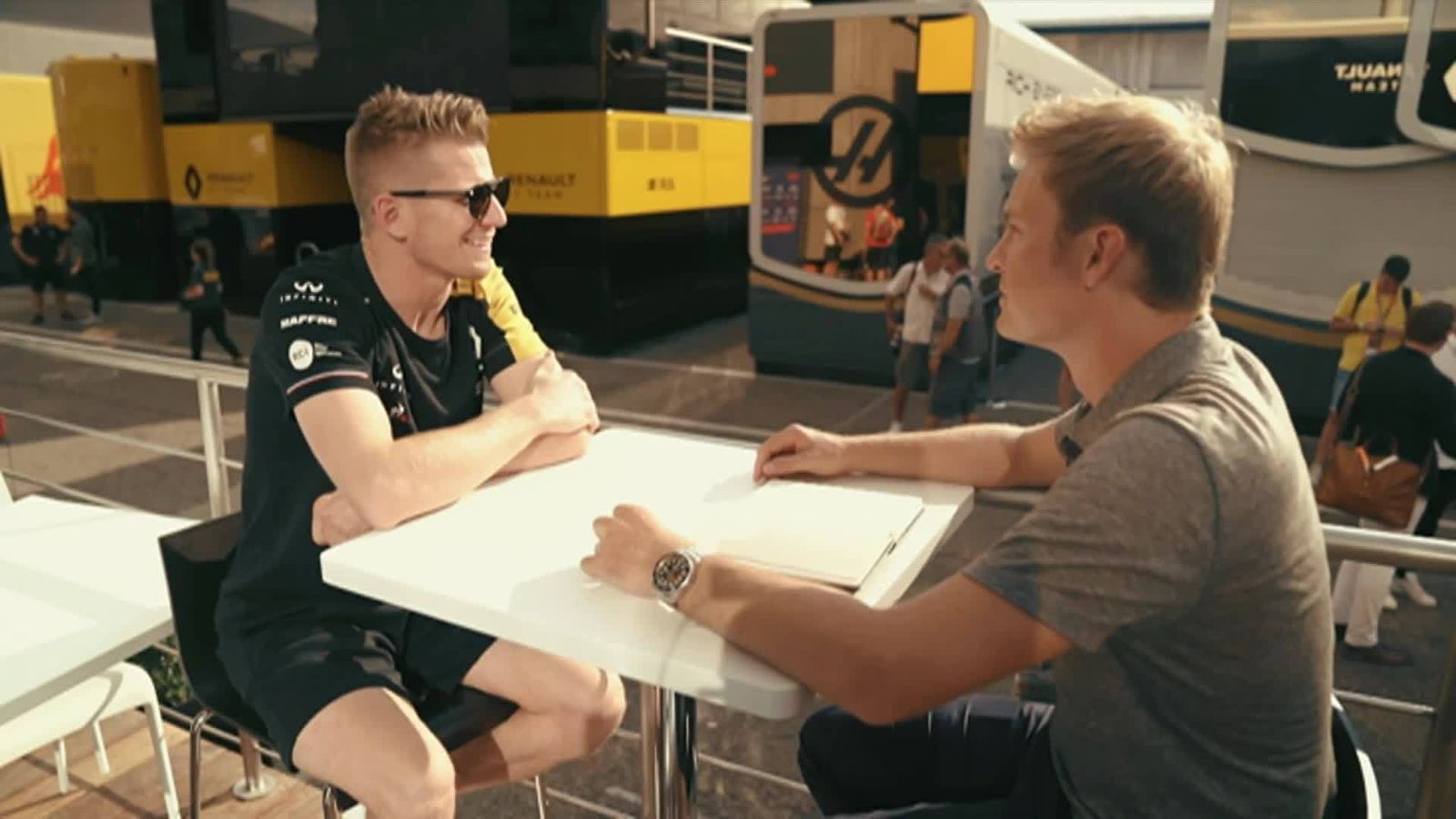 When Nico met Nico! | F1 News | Sky Sports