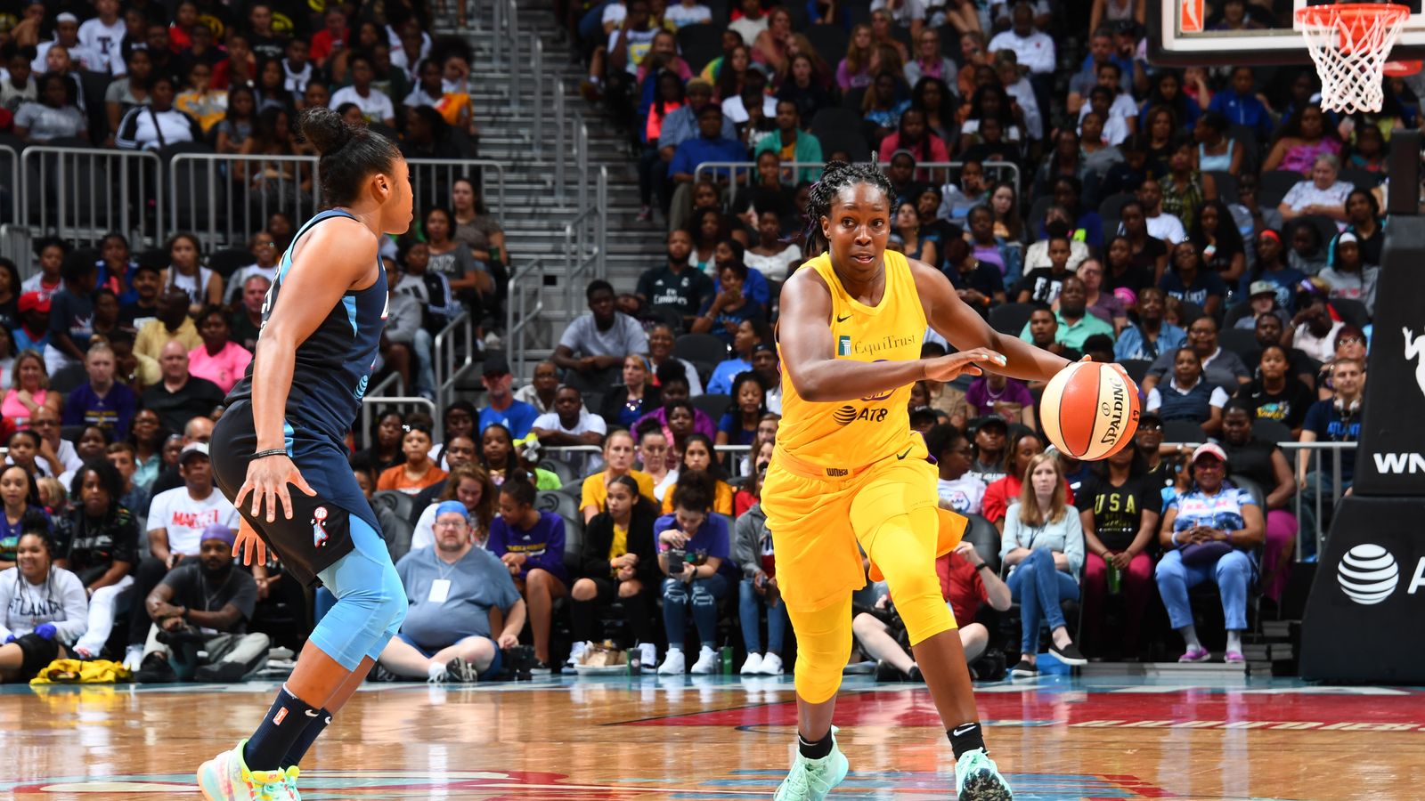 WNBA: Dearica Hamby seals six in a row for Las Vegas Aces against ...