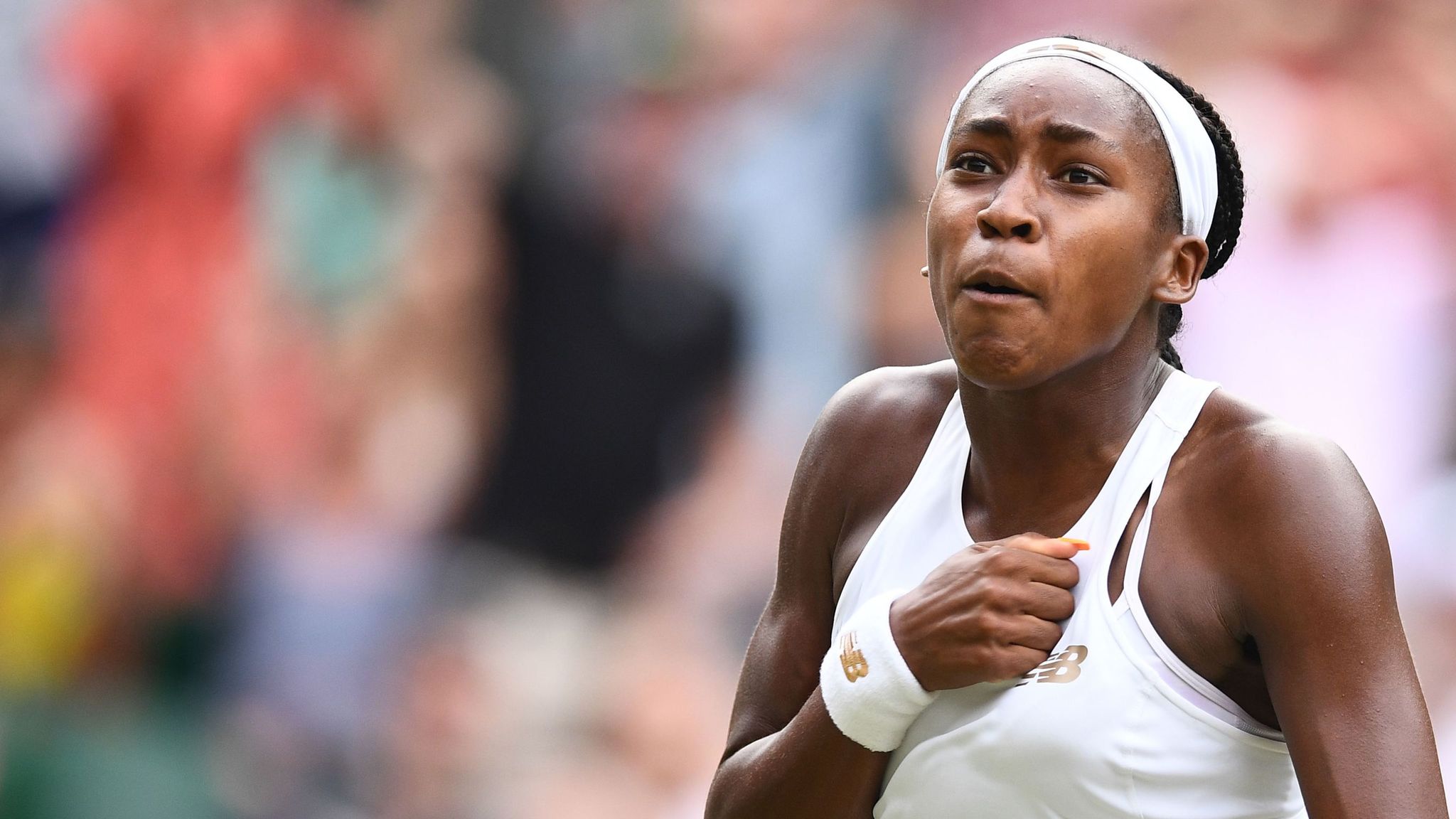 Cori Gauff reaches Wimbledon fourth round with comeback win against ...