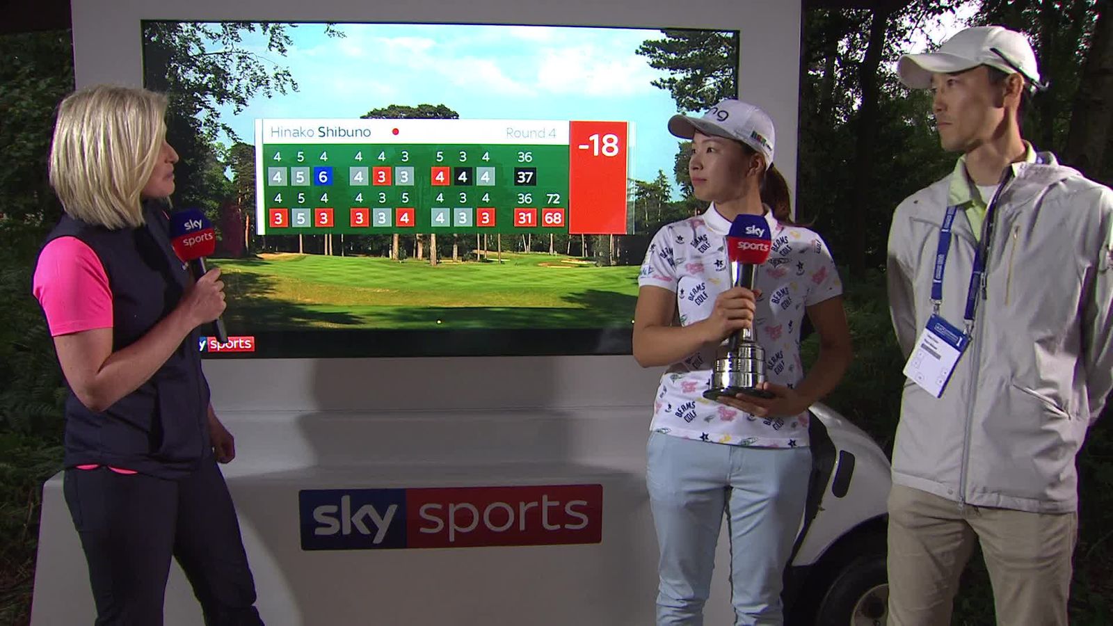 Shibuno celebrates Women's Open win | Golf News | Sky Sports