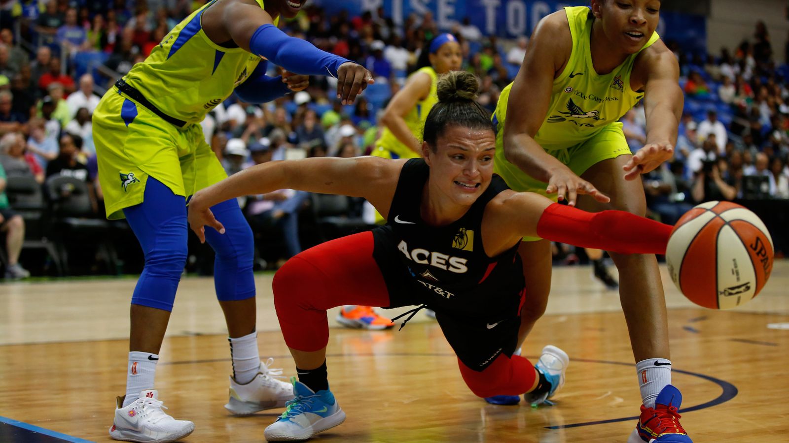 WNBA: Kayla McBride scores 21 points as Las Vegas Aces beat Dallas ...