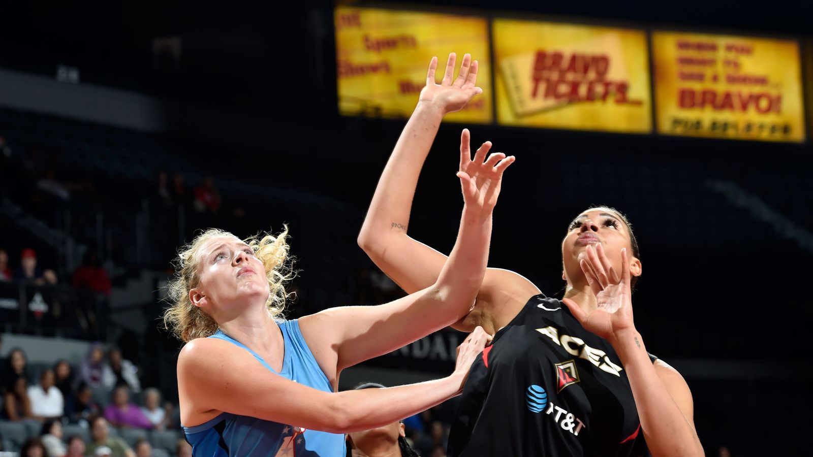WNBA: Dearica Hamby and Liz Cambage star as Las Vegas Aces hold off ...