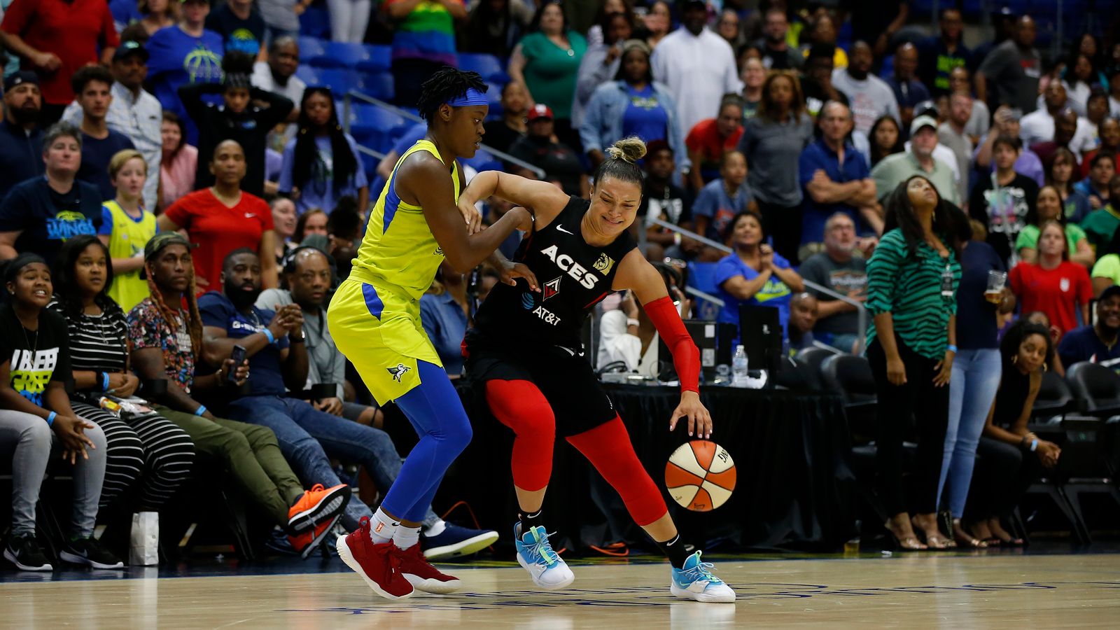 WNBA: Aces 75-70 Wings | NBA News | Sky Sports