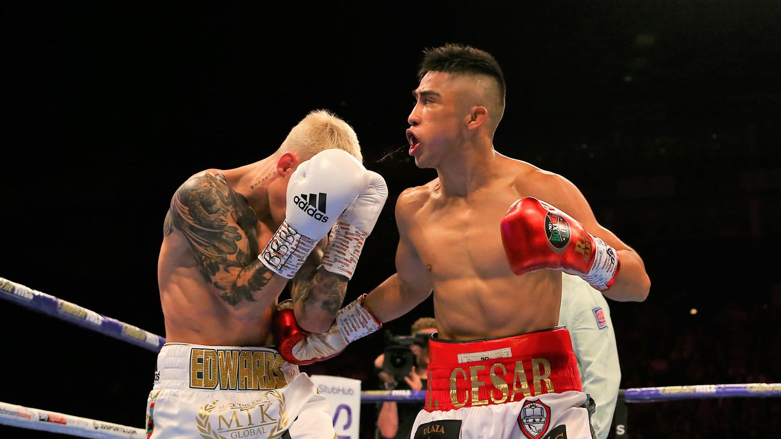 Lomachenko vs Campbell: Charlie Edwards retains title after 'no contest ...