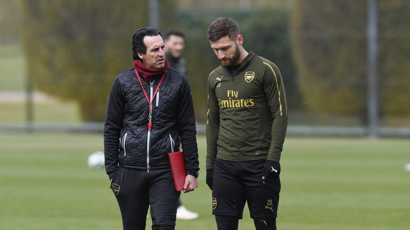Shkodran Mustafi: Unai Emery admits exit talks with Arsenal defender ...