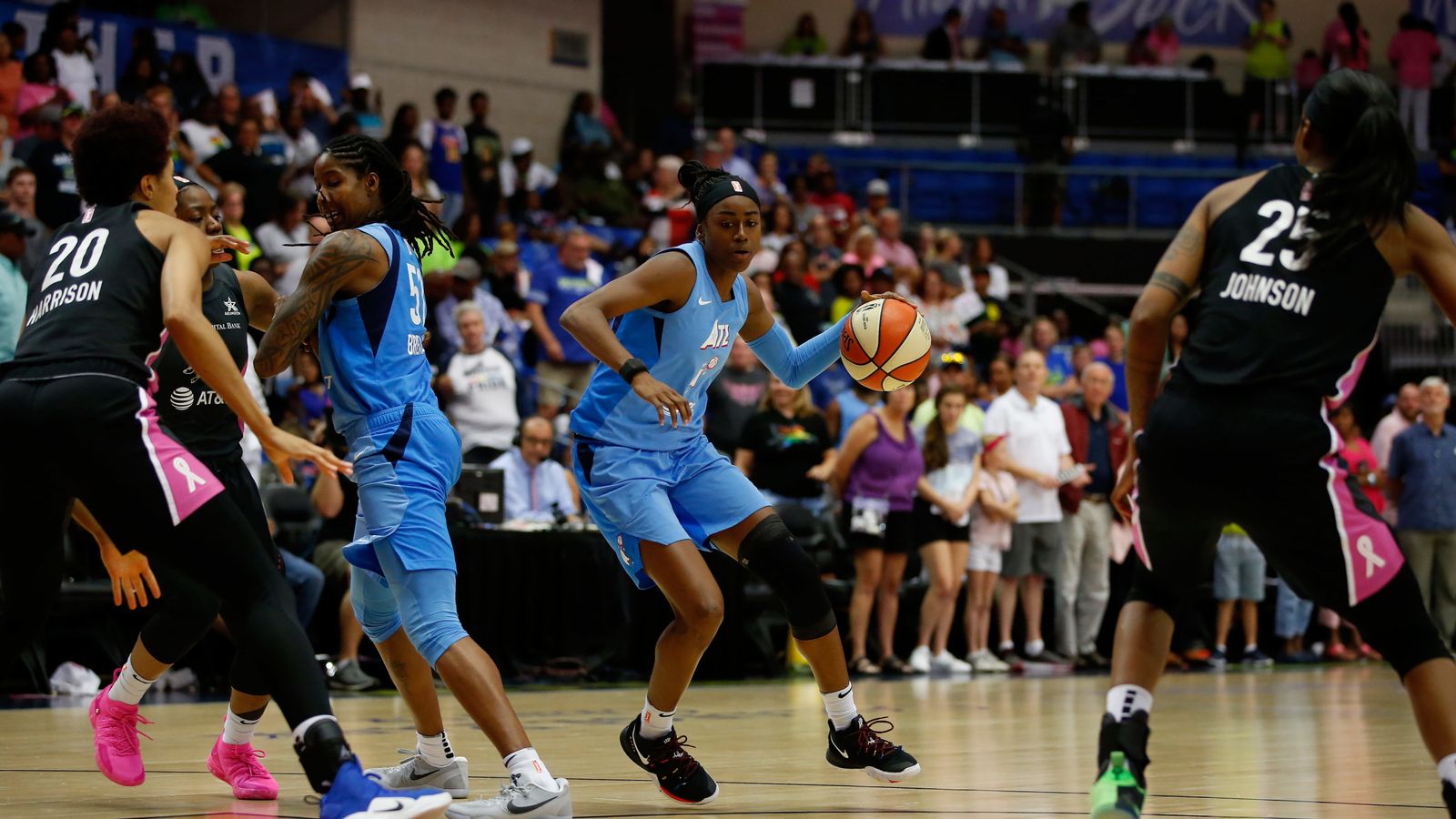 WNBA: Dream 77-73 Wings | NBA News | Sky Sports
