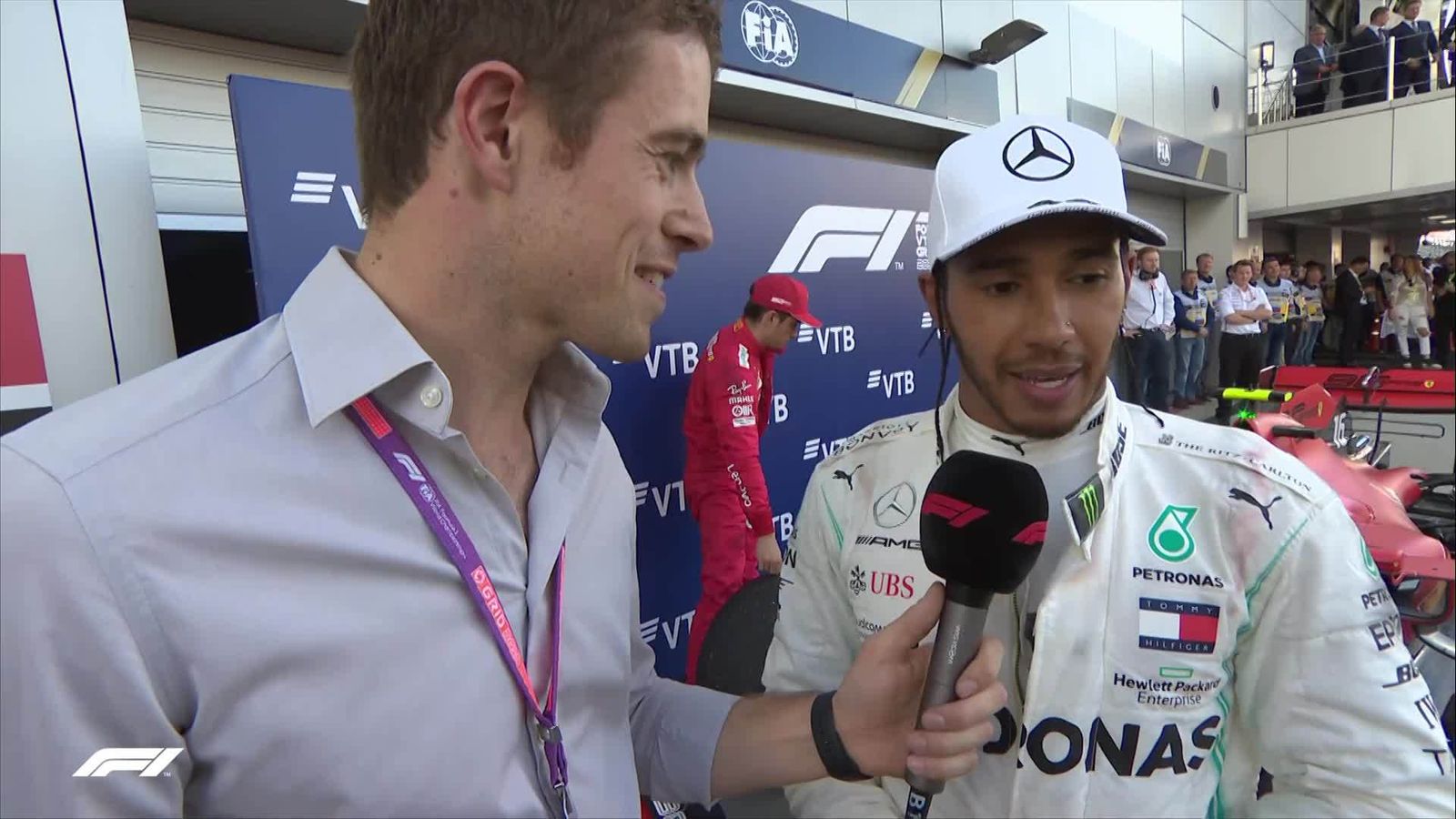 Top three podium interviews | F1 News | Sky Sports