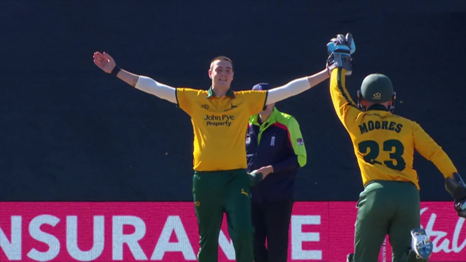 Carter gets D'Oliveira | Cricket News | Sky Sports