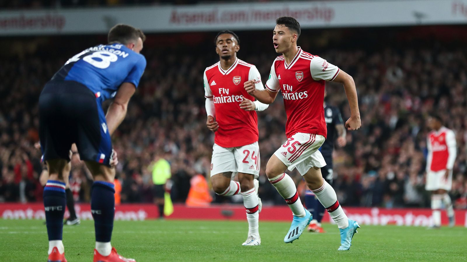 Arsenal 5-0 Nottingham Forest: Kieran Tierney makes debut and Rob ...