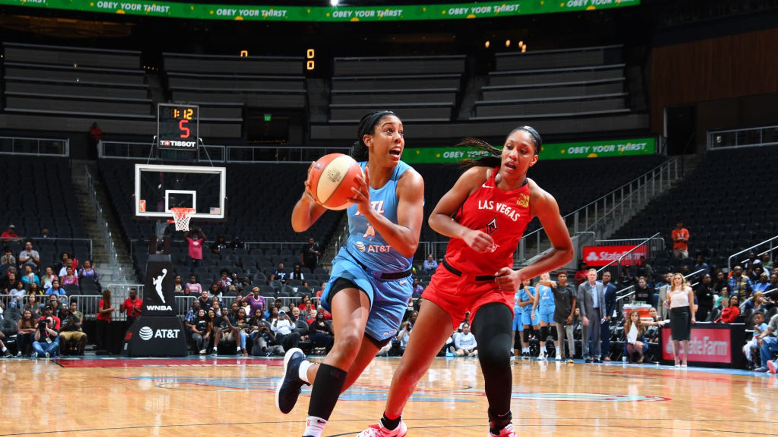 WNBA: Aces 74-78 Dream | NBA News | Sky Sports