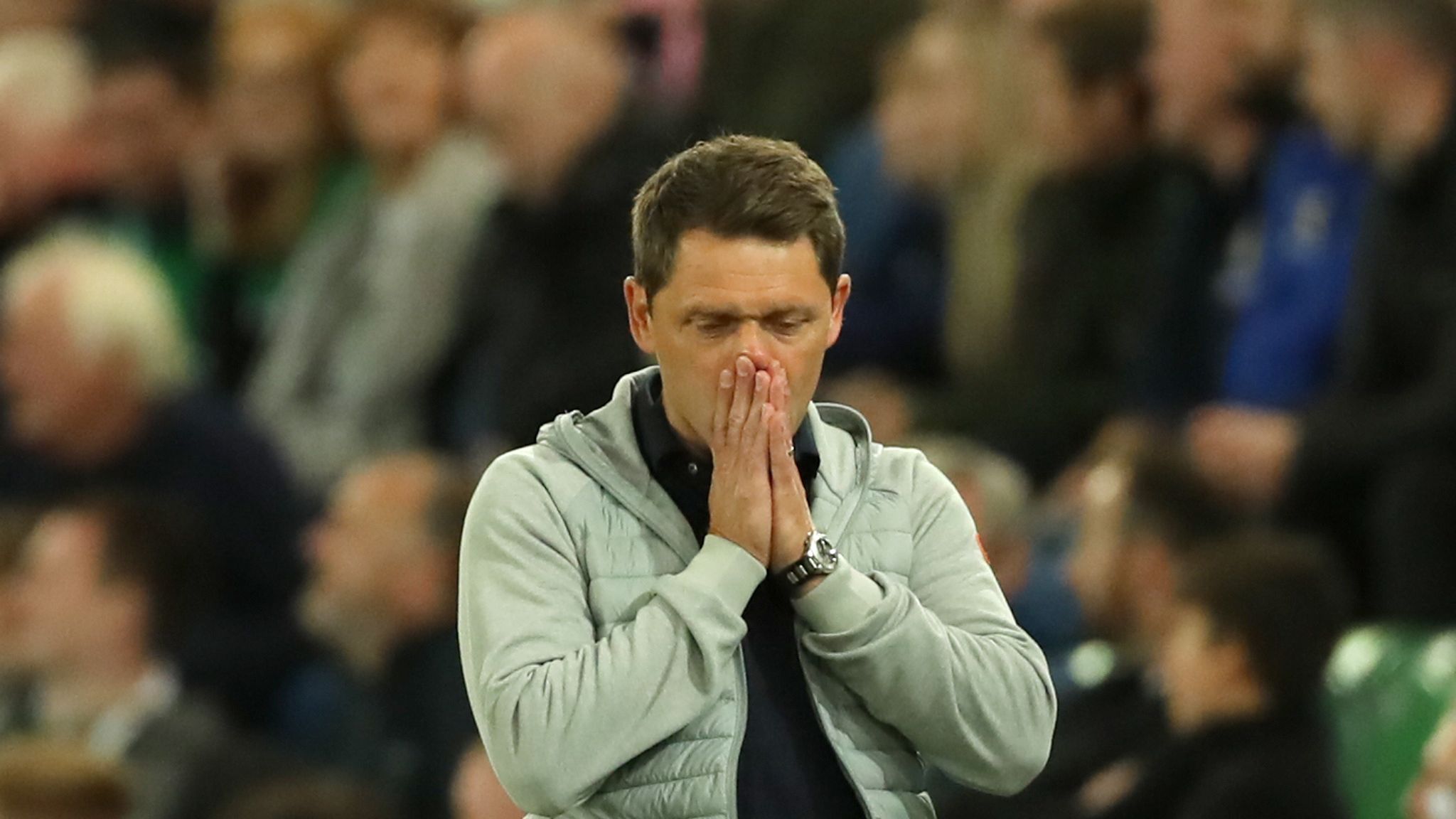 Luc Holtz and Michael O’Neill share angry words after Northern Ireland ...