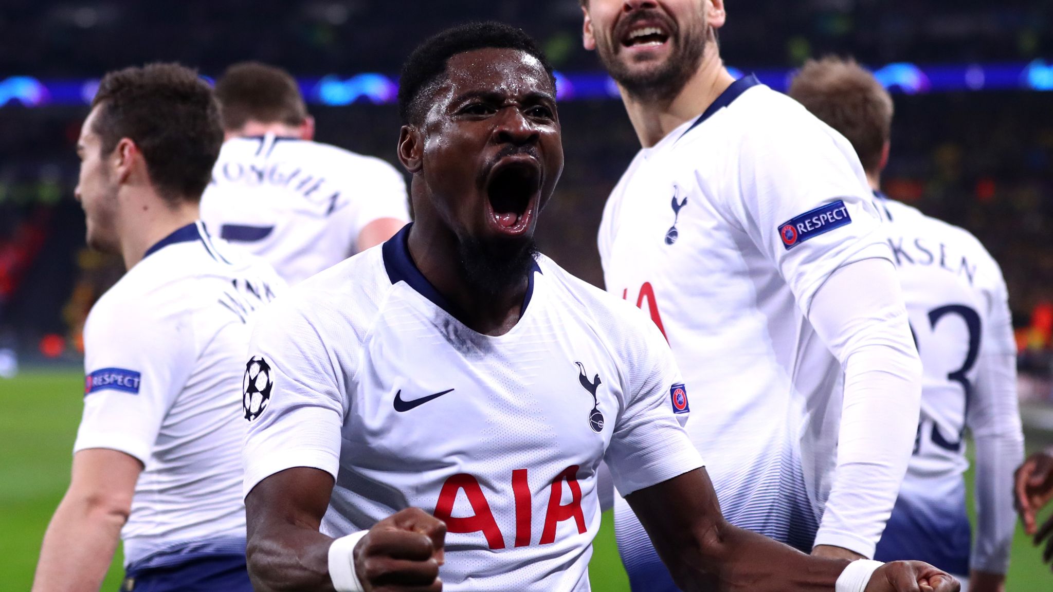 Serge Aurier questions the competition for his place as Tottenham's ...
