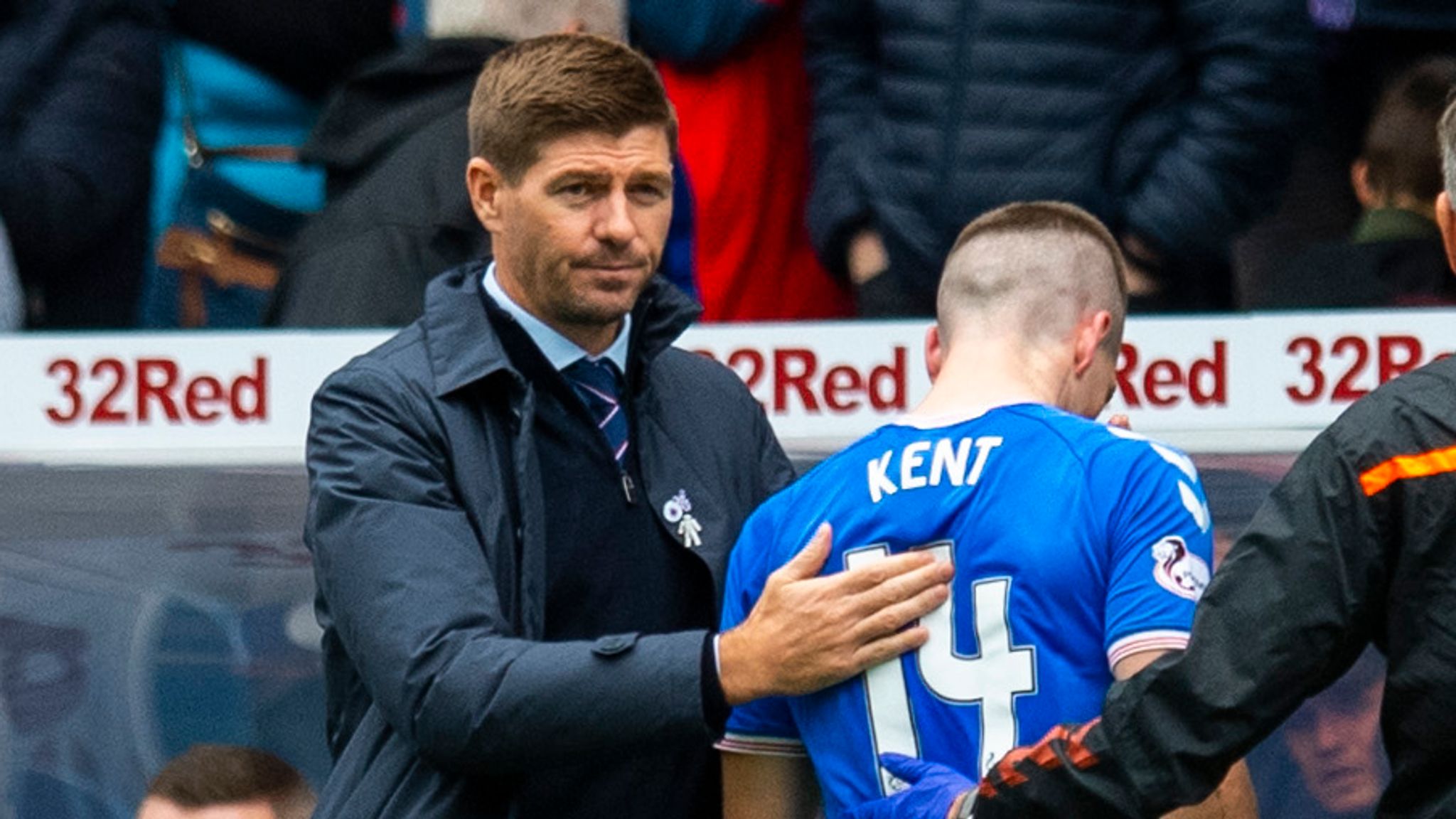Ryan Kent could be out for a couple of weeks, says Rangers boss Steven ...