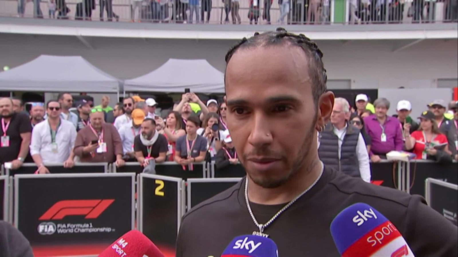 Hamilton dedicates win to Bono | F1 News | Sky Sports
