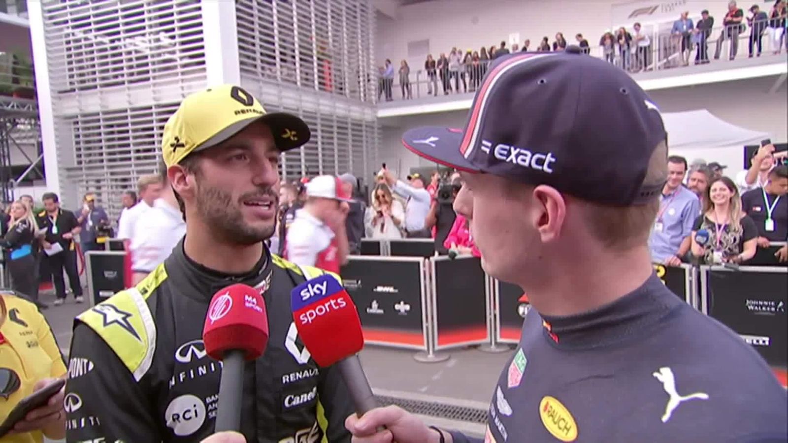 Must-watch: Max interviews Ricciardo! | F1 News | Sky Sports