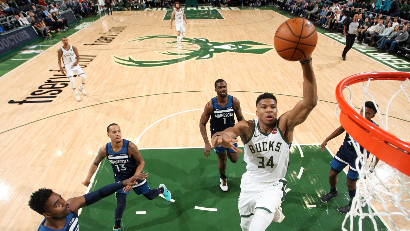 Giannis Antetokounmpo dominates as Milwaukee Bucks complete perfect ...